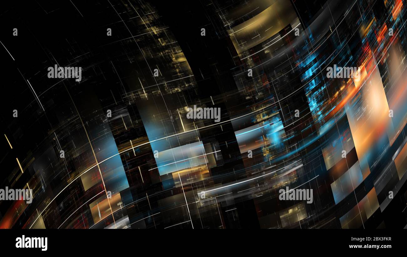 Abstract fractal illustration for creative design looks like modern ...