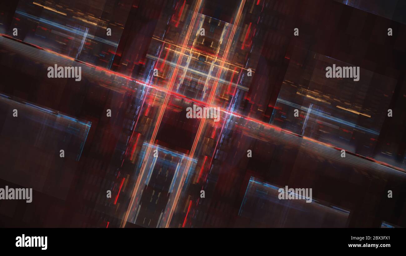 Abstract fractal illustration for creative design looks like modern ...