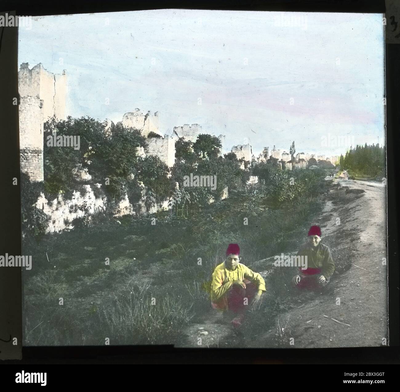 The Walls of Constantinople are a series of defensive stone walls that ...