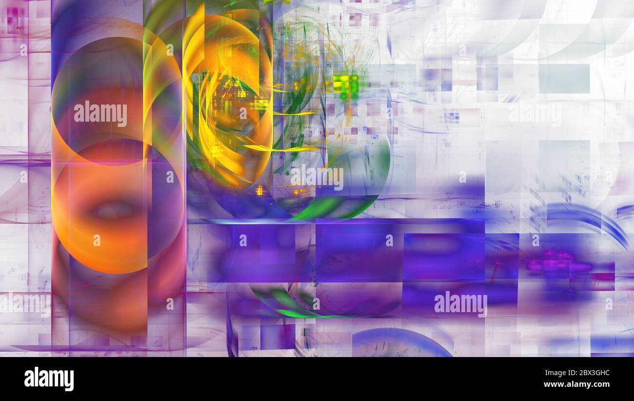 Abstract fractal illustration for creative design looks like modern ...