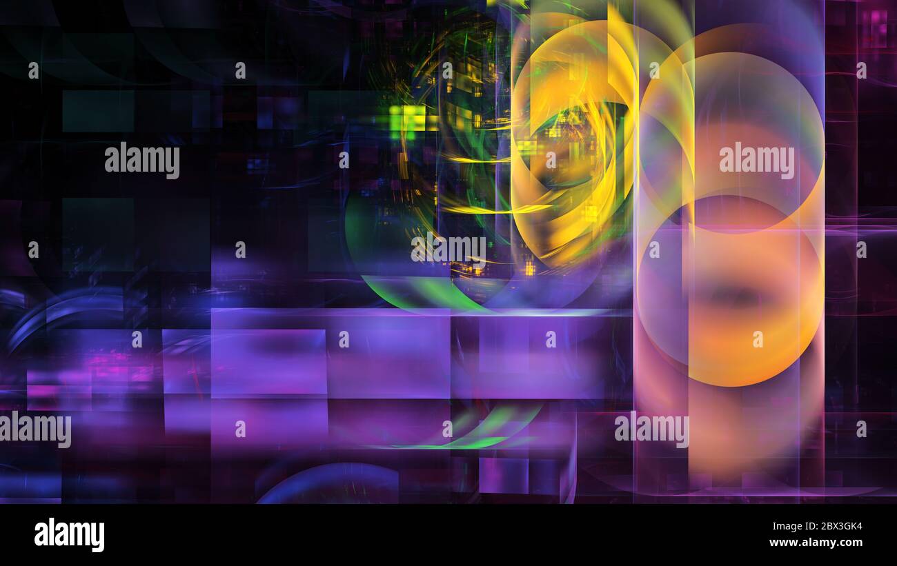 Abstract fractal illustration for creative design looks like modern ...