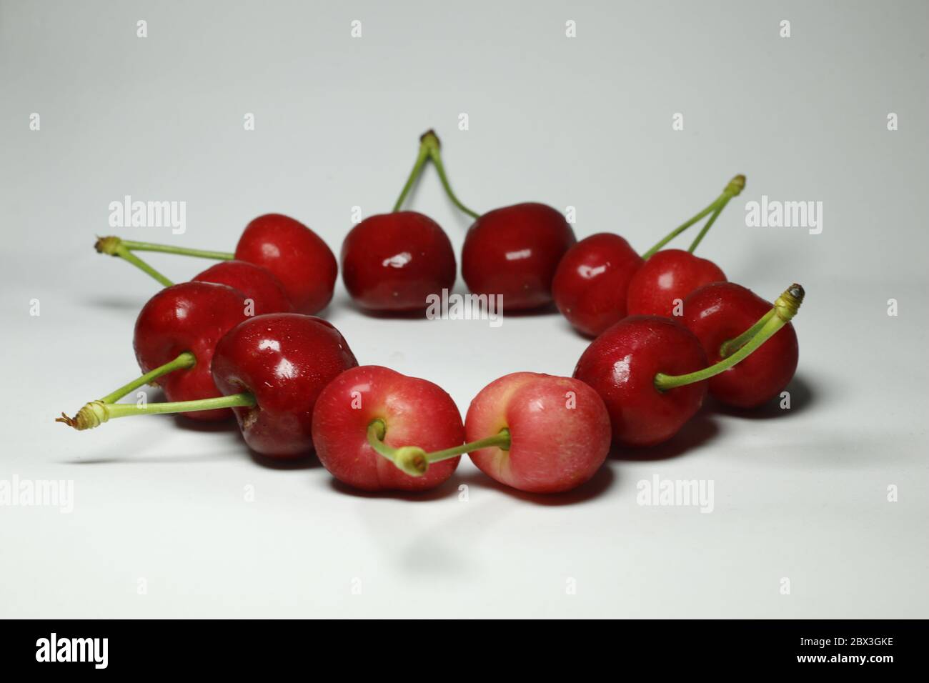 many cherries shot up close Stock Photo - Alamy