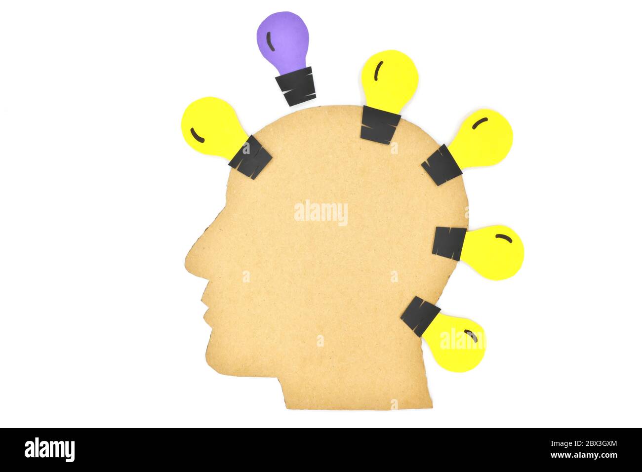 Light box think outside Cut Out Stock Images & Pictures - Alamy