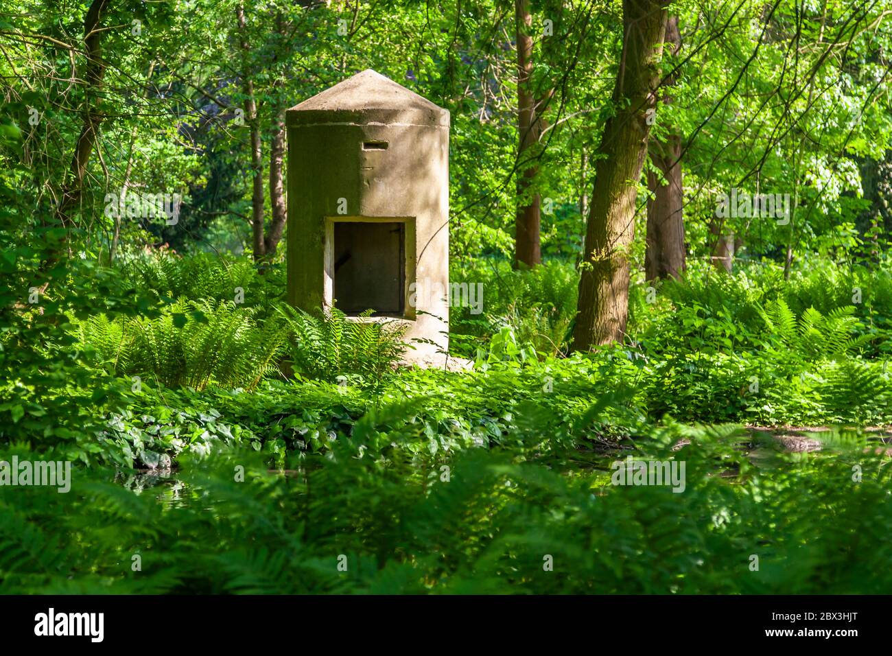 One Man Bunker in Grevenbroich, Germany Stock Photo - Alamy