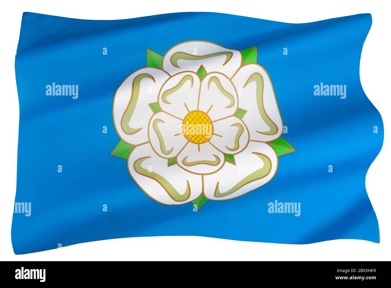 Yorkshire county flag Cut Out Stock Images & Pictures - Alamy