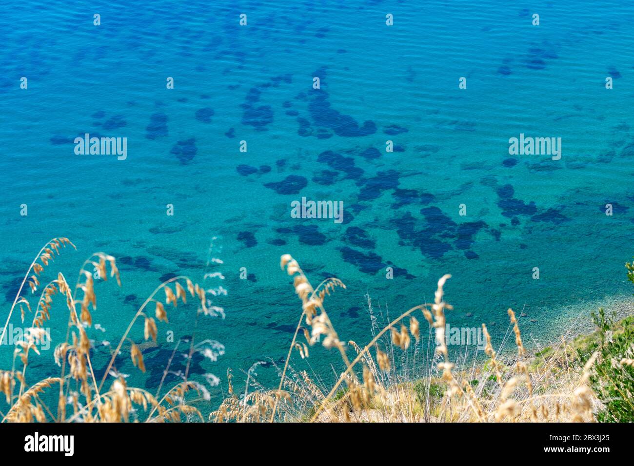 Italy, Campania, Marina di Pisciotta - 12 August 2019 - The crystal ...