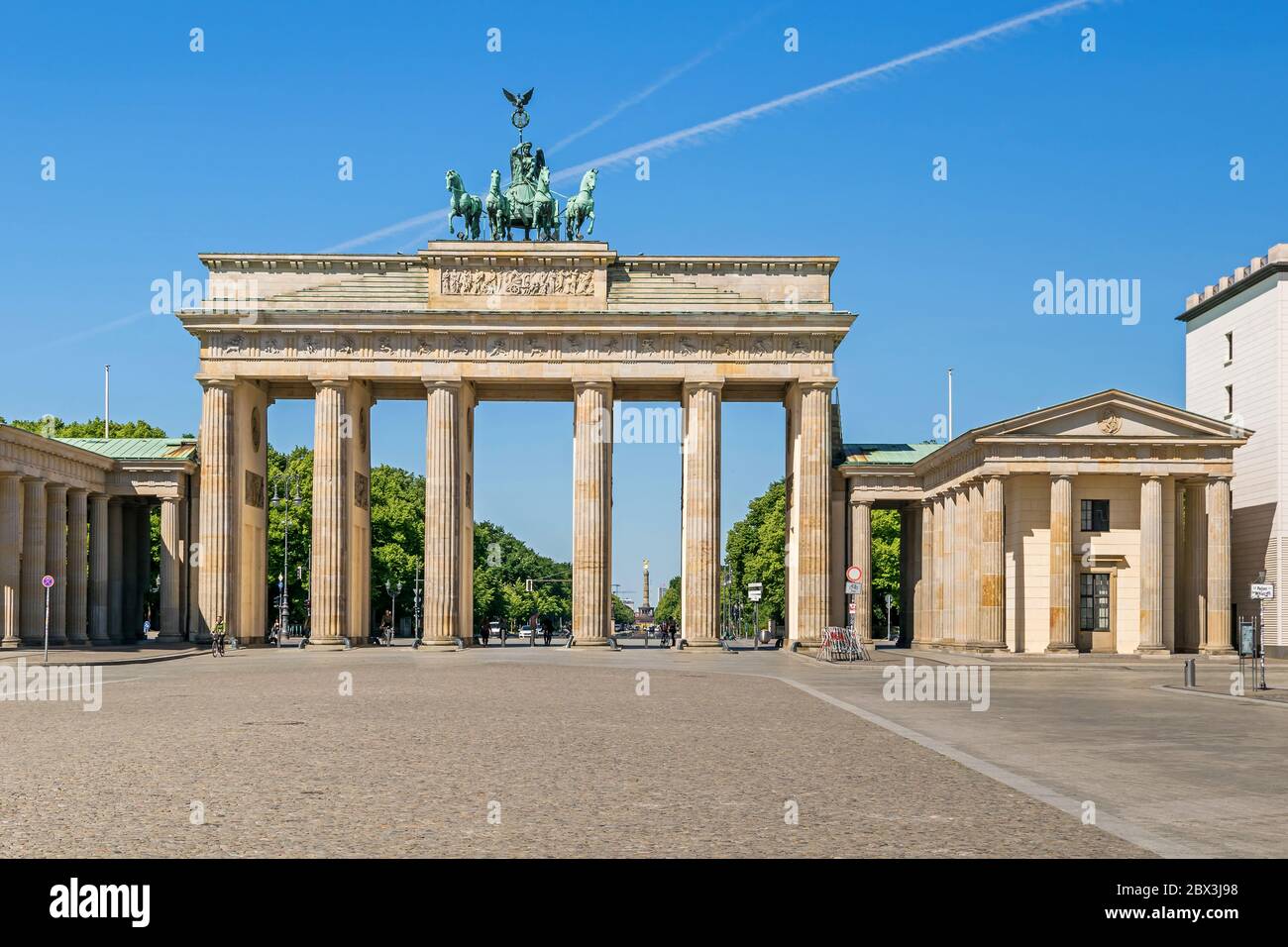 The Brandenburg Gate, one of the best-known landmarks of Germany ...
