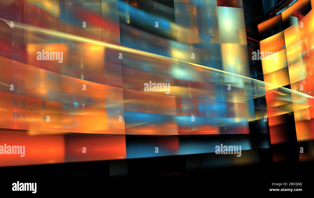 Abstract fractal illustration for creative design looks like modern ...