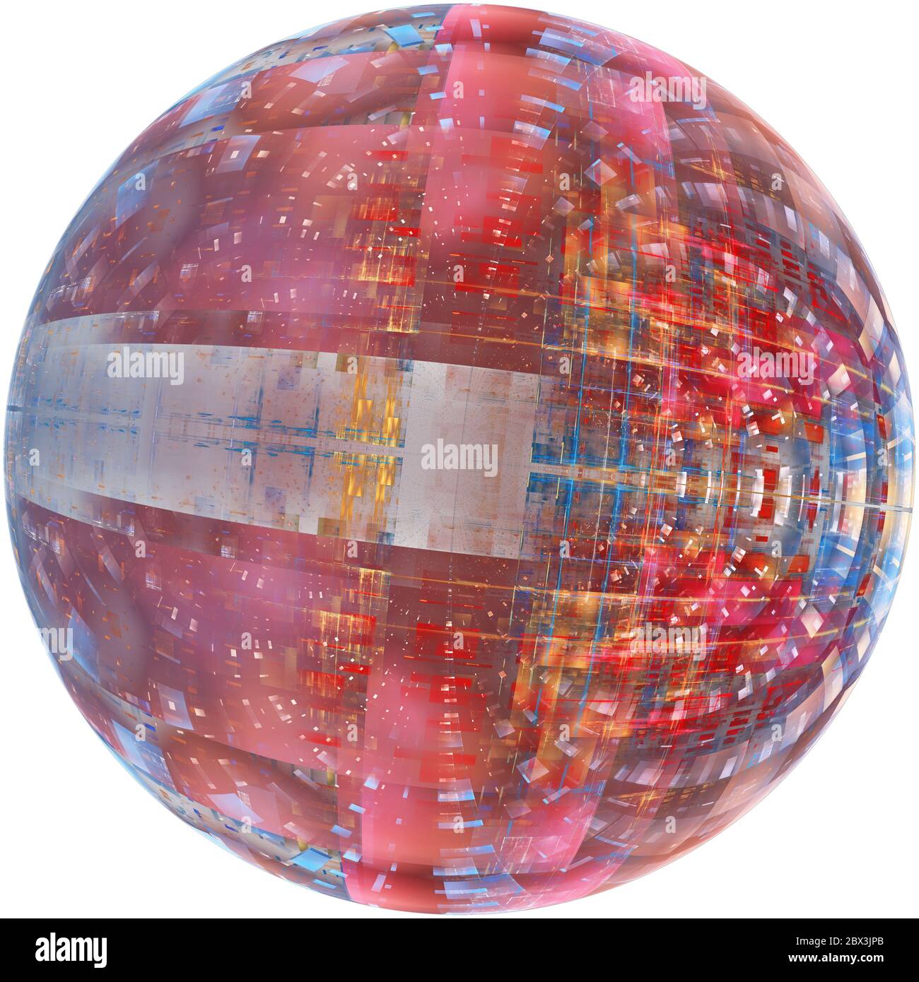 Abstract fractal illustration for creative design looks like modern ...