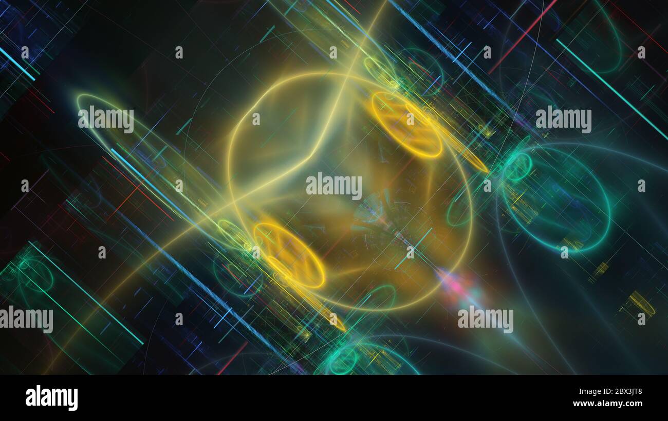 Abstract fractal illustration for creative design looks like modern ...