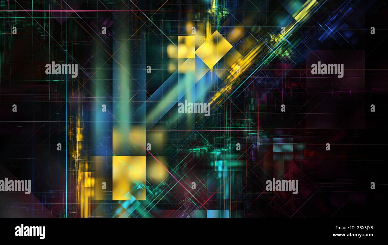 Abstract fractal illustration for creative design looks like modern ...