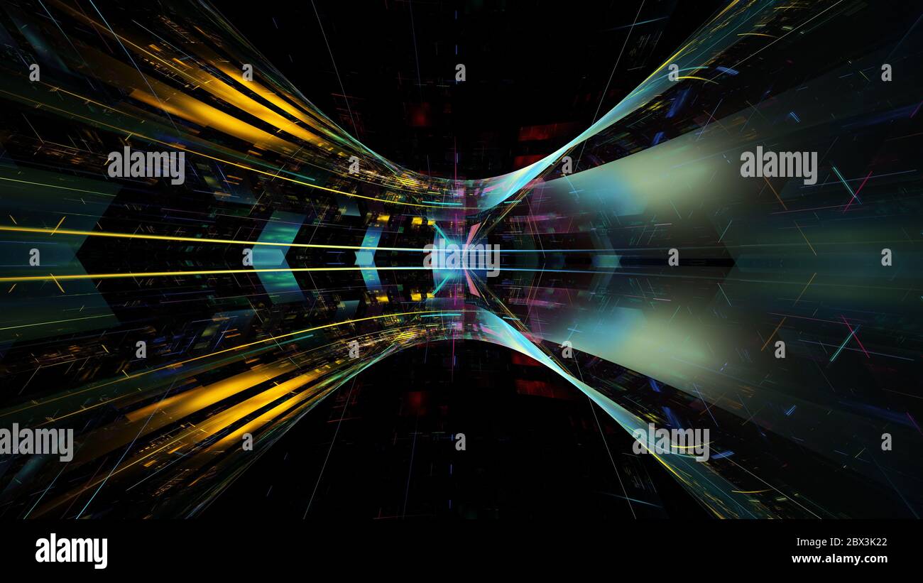 Abstract fractal illustration for creative design looks like modern ...