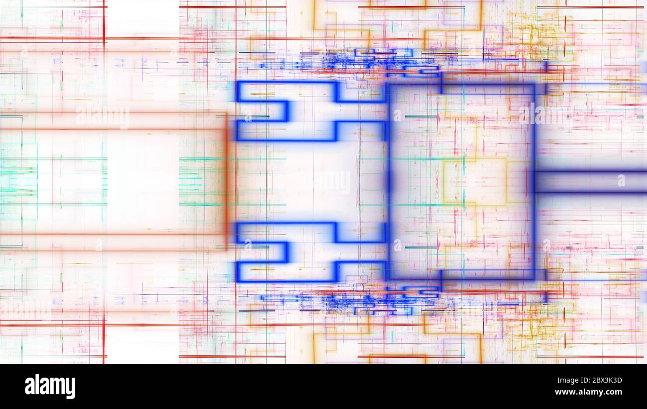 Abstract fractal illustration for creative design looks like modern ...