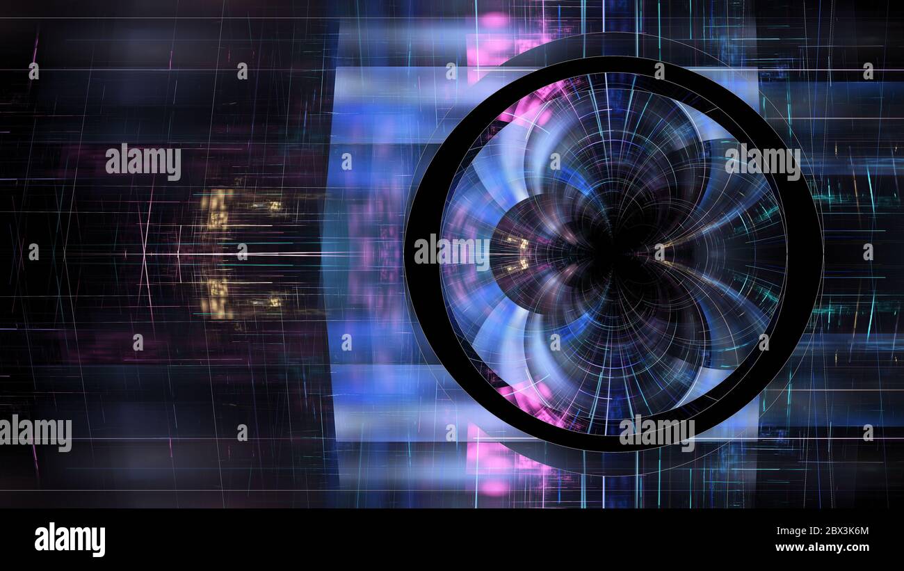 Abstract fractal illustration for creative design looks like modern ...