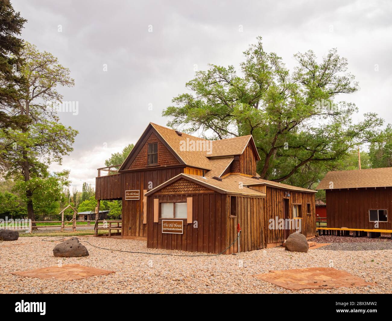Exterior view of The Old House at Center and Main, Utah Stock Photo - Alamy