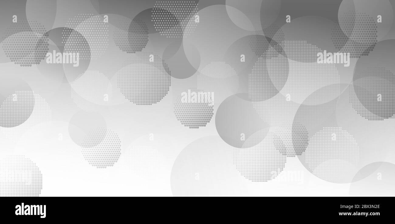 Abstract background of intersecting circles consisting of dots, in gray colors Stock Vector ...