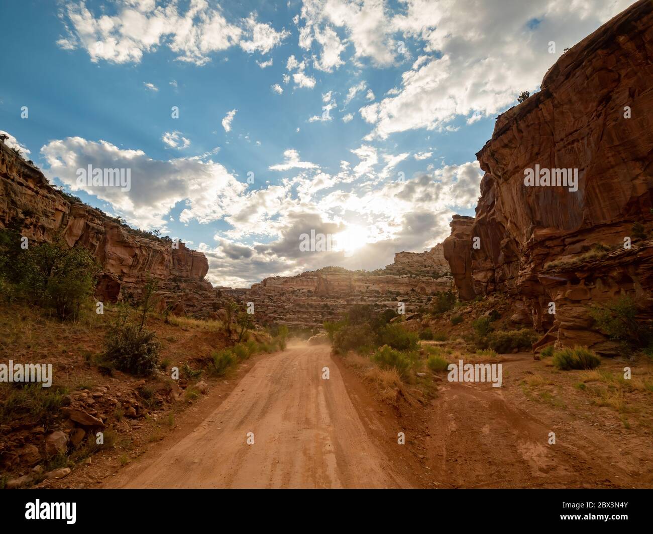 Beautiful landsacpe along the Capitol Gorge Road of Capitol Reef ...