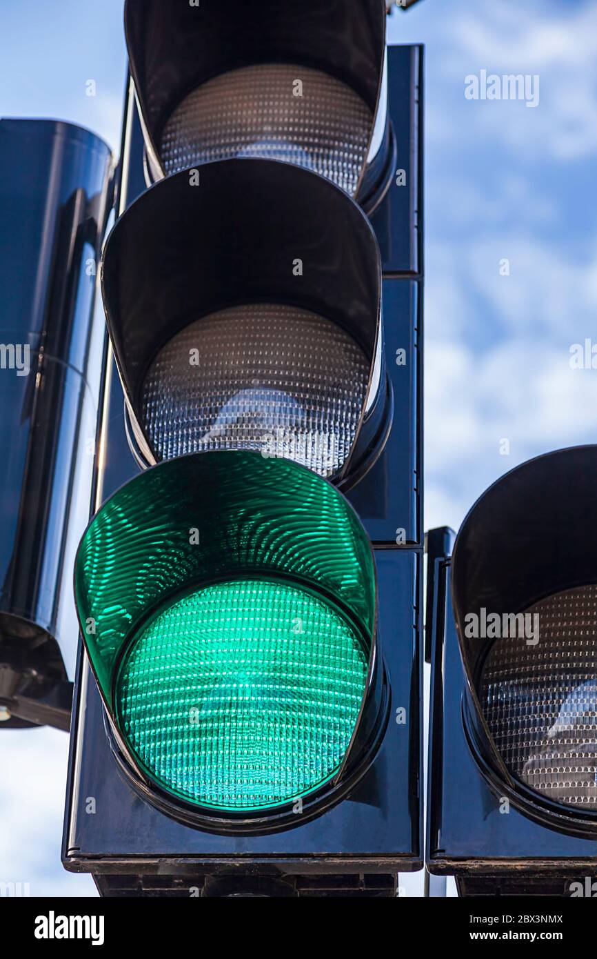 Green light to go hi-res stock photography and images - Alamy