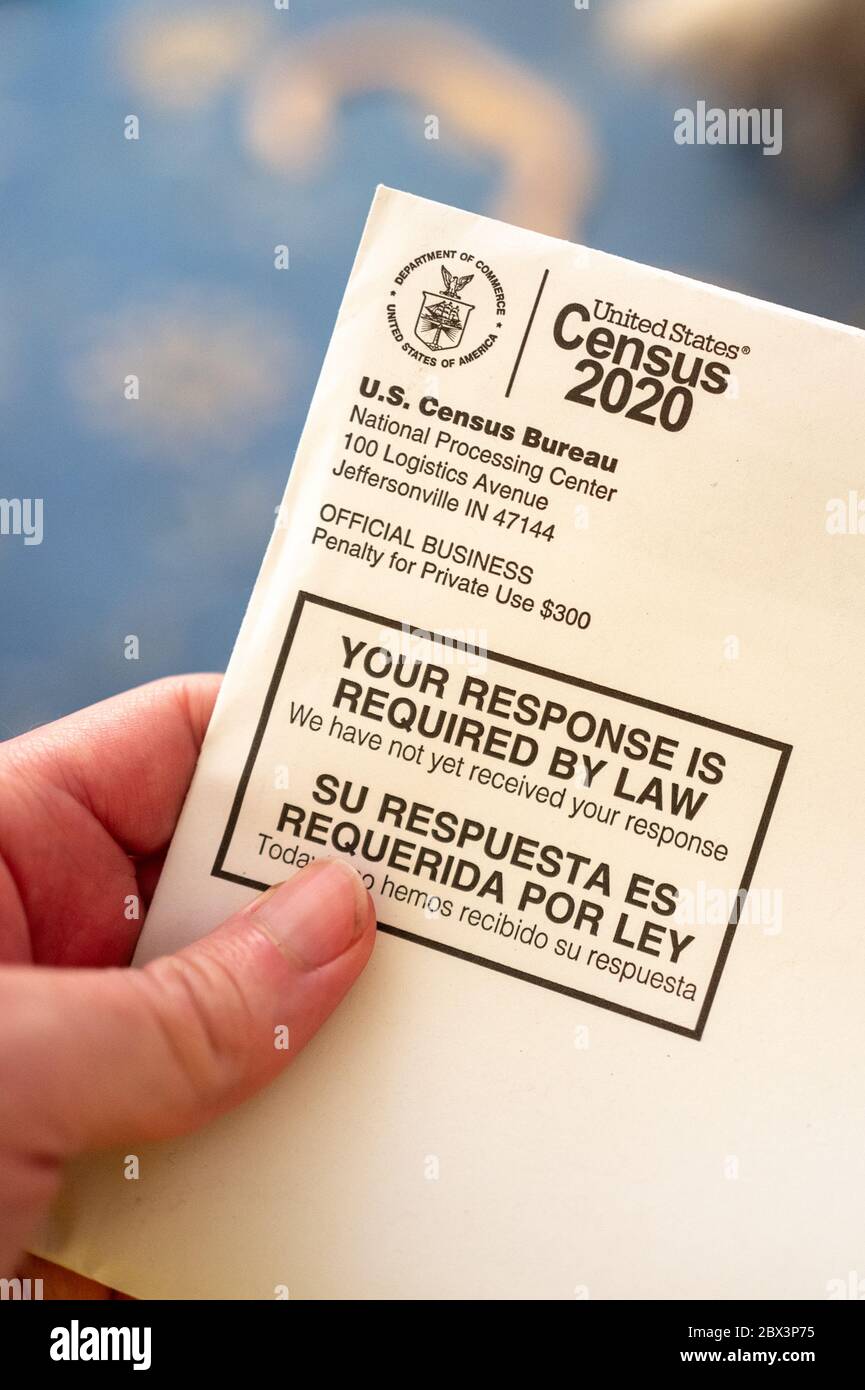2020 census hi-res stock photography and images - Alamy