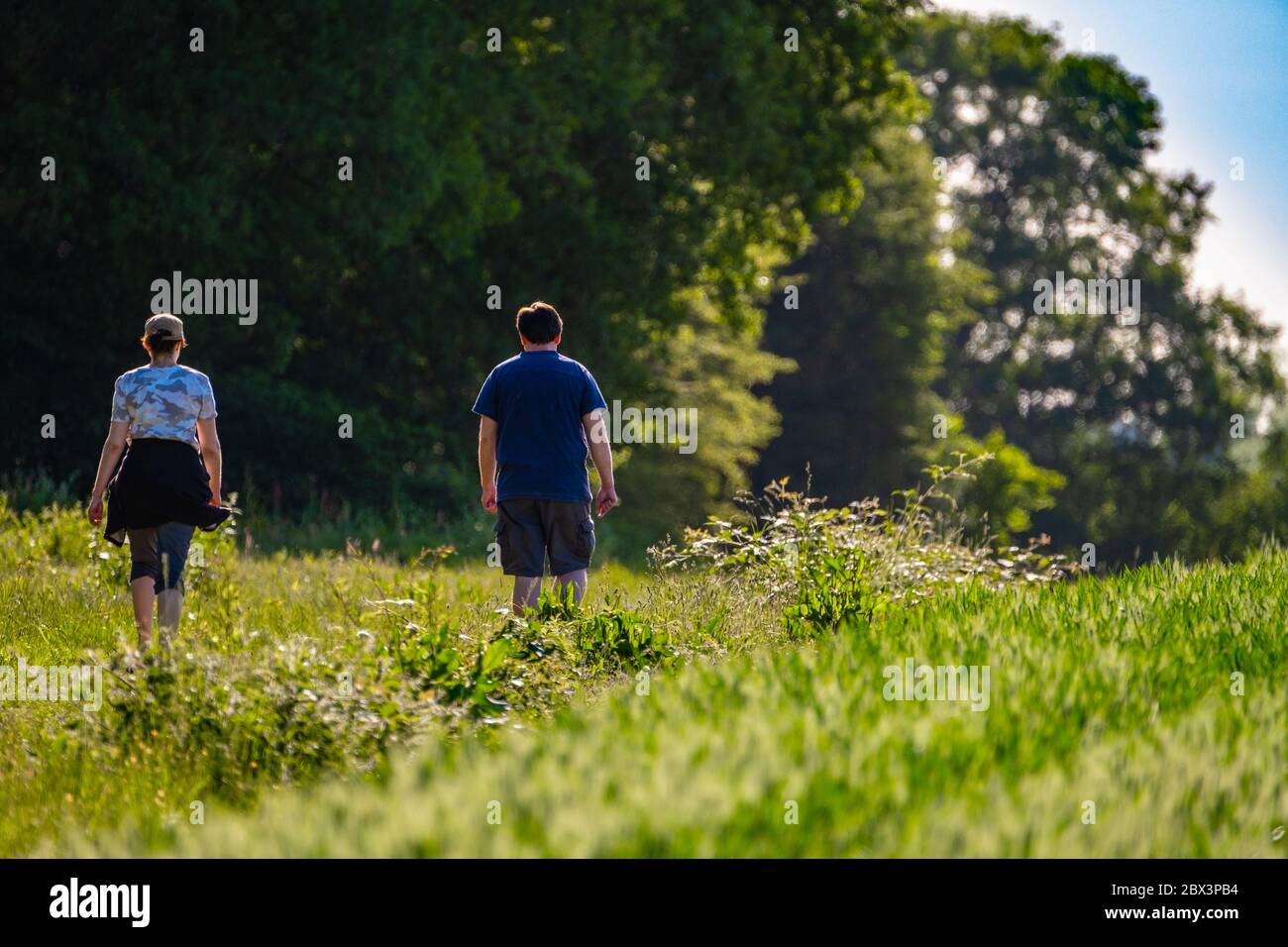 Sunny country walk hi-res stock photography and images - Alamy