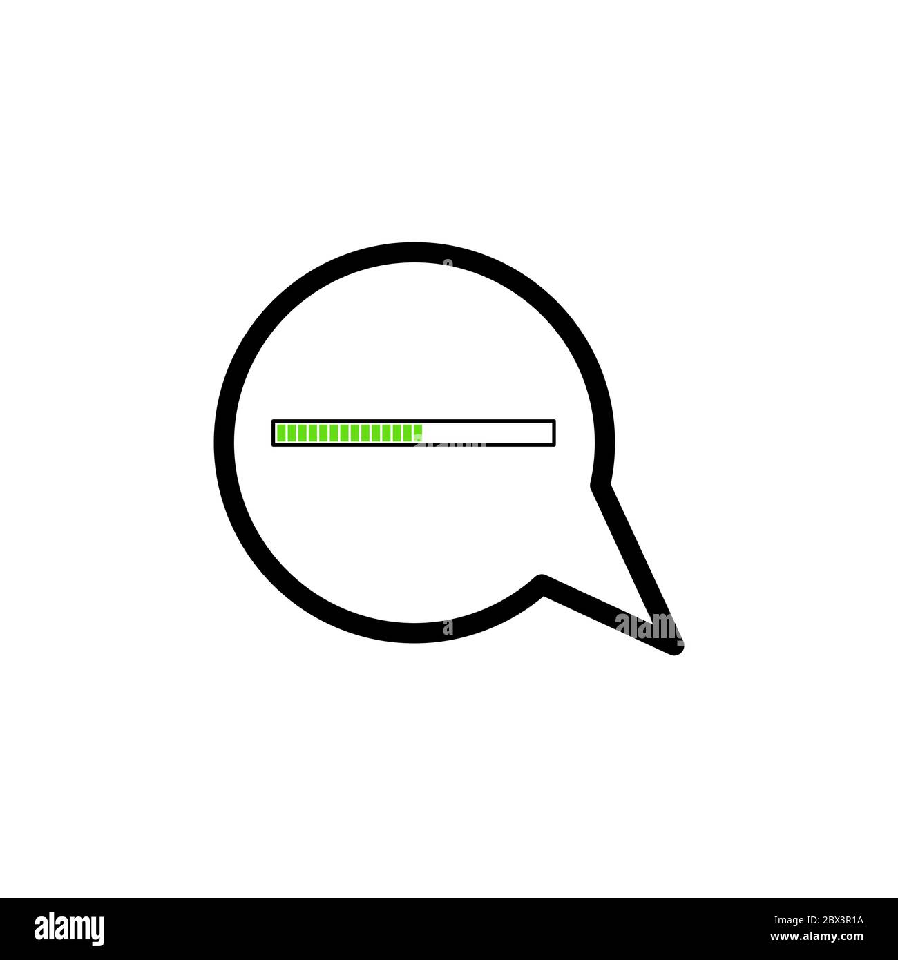loading bubble chat vector design template illustration Stock Vector ...