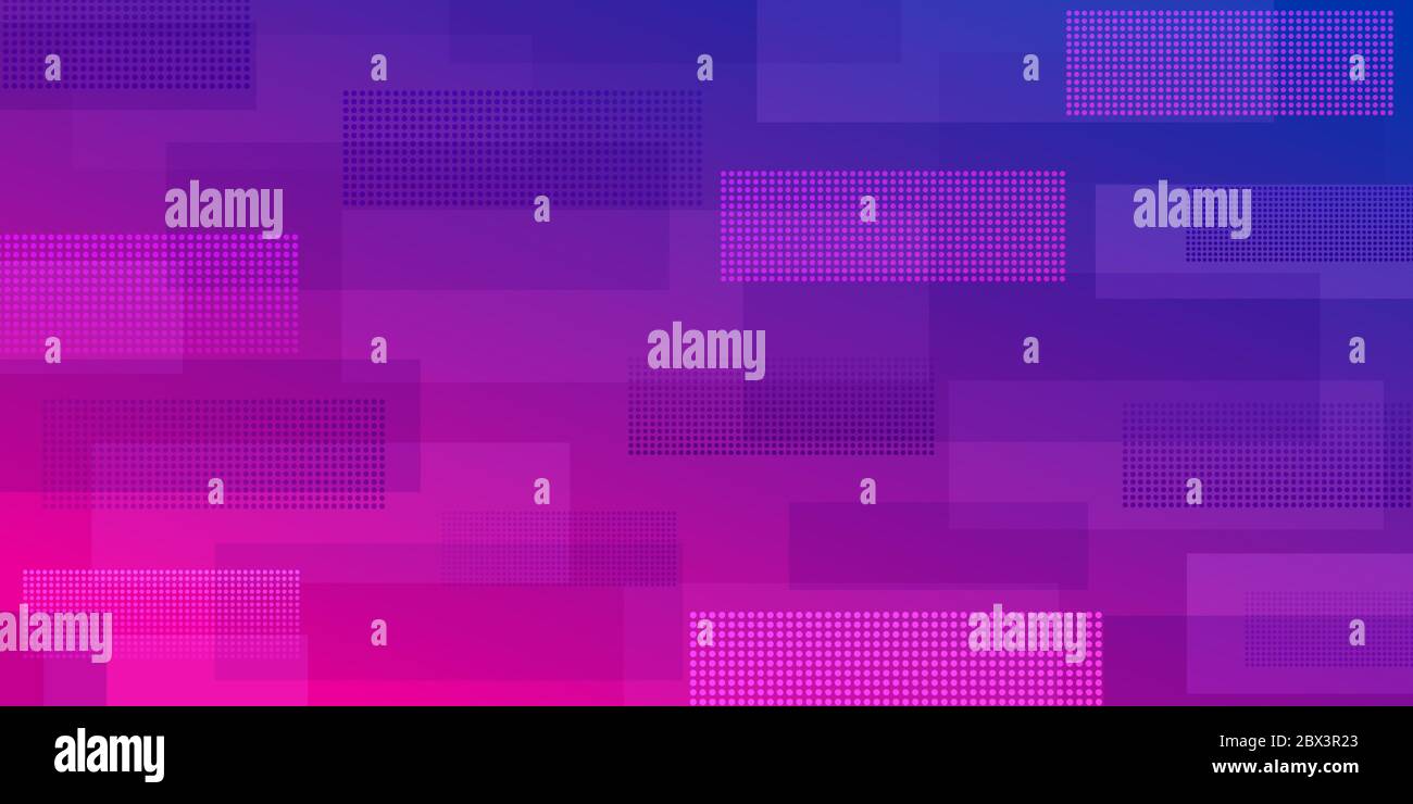 Abstract background of intersecting rectangles consisting of dots, in ...