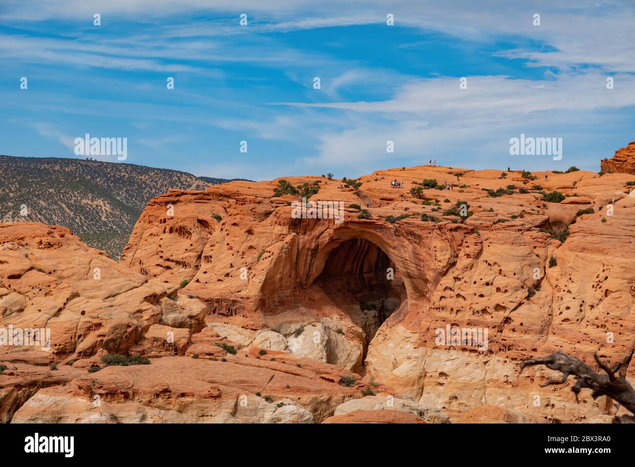 Daytime of the Beautiful Cassidy Arch of Capitol Reef National Park at ...