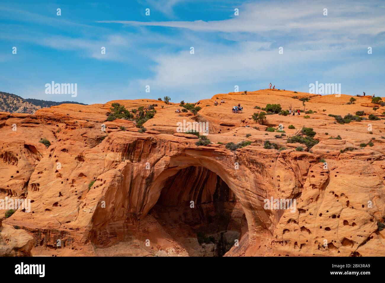 Daytime of the Beautiful Cassidy Arch of Capitol Reef National Park at ...