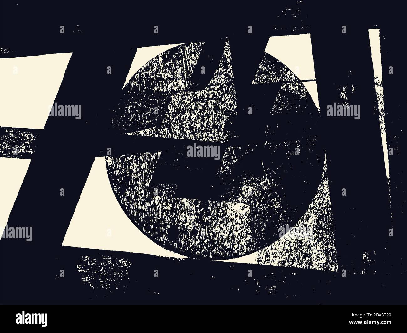 Abstract grunge vector background. Monochrome handmade composition of ...