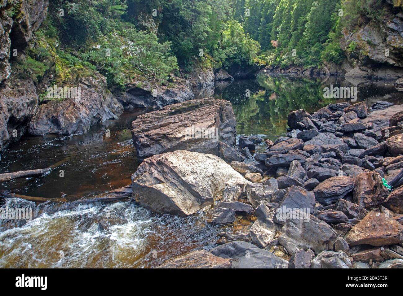 The Great Ravine on the Franklin River Stock Photo - Alamy