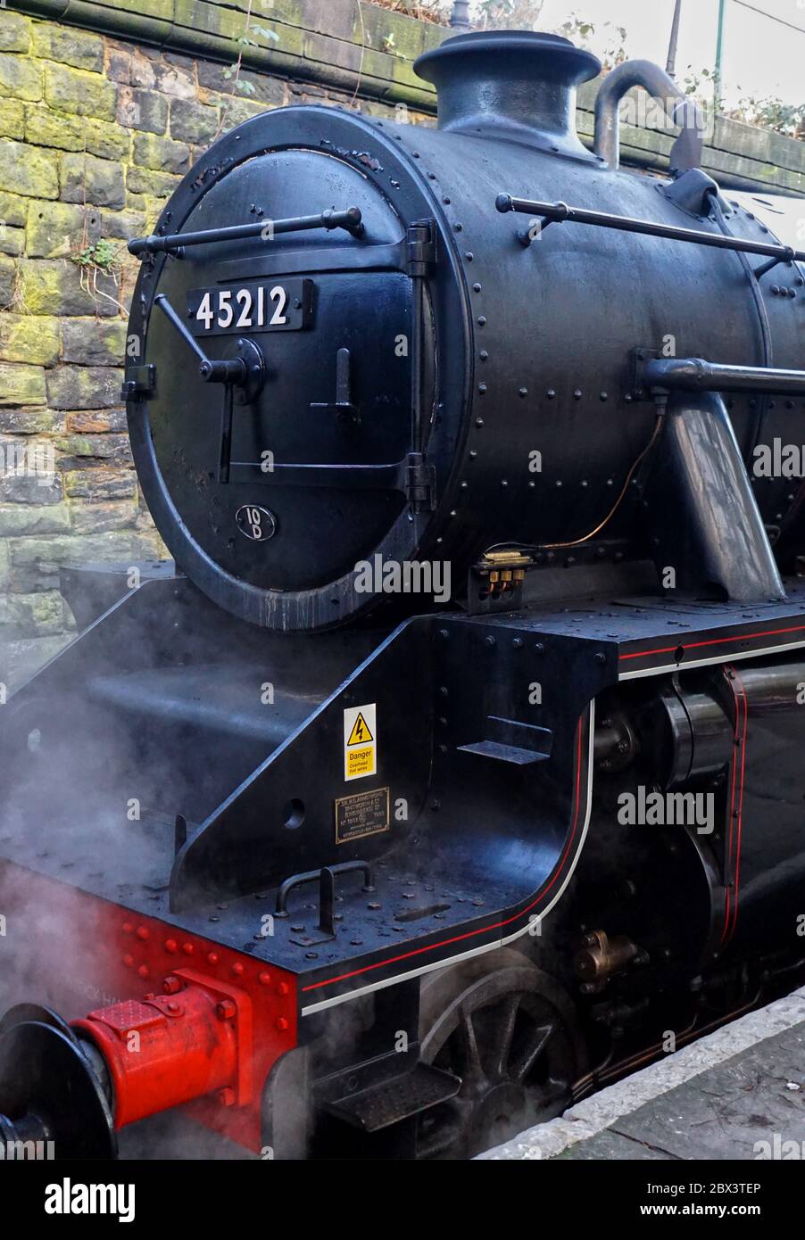 Steam locomotive number plate hi-res stock photography and images - Alamy