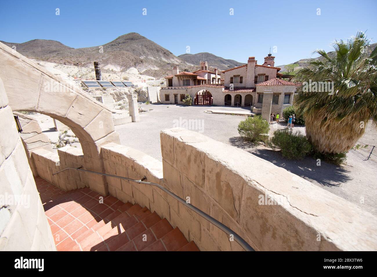 Scotty's Castle, Death Valley Stock Photo - Alamy