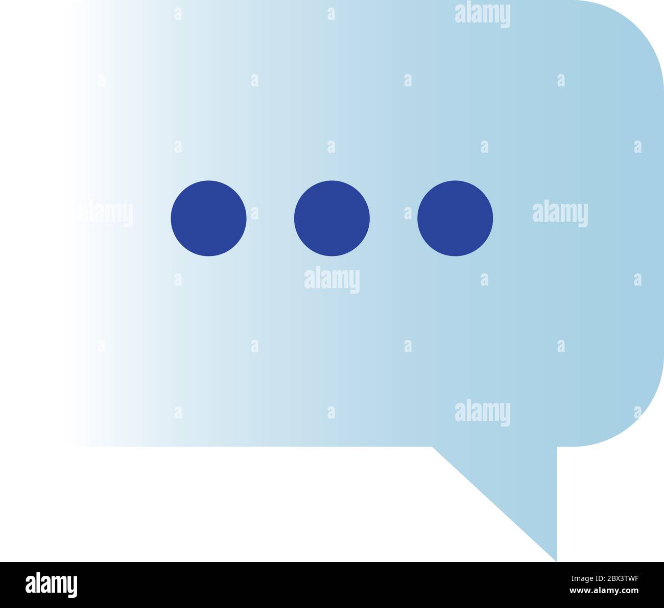 Communication bubble with points vector design Stock Vector Image & Art ...