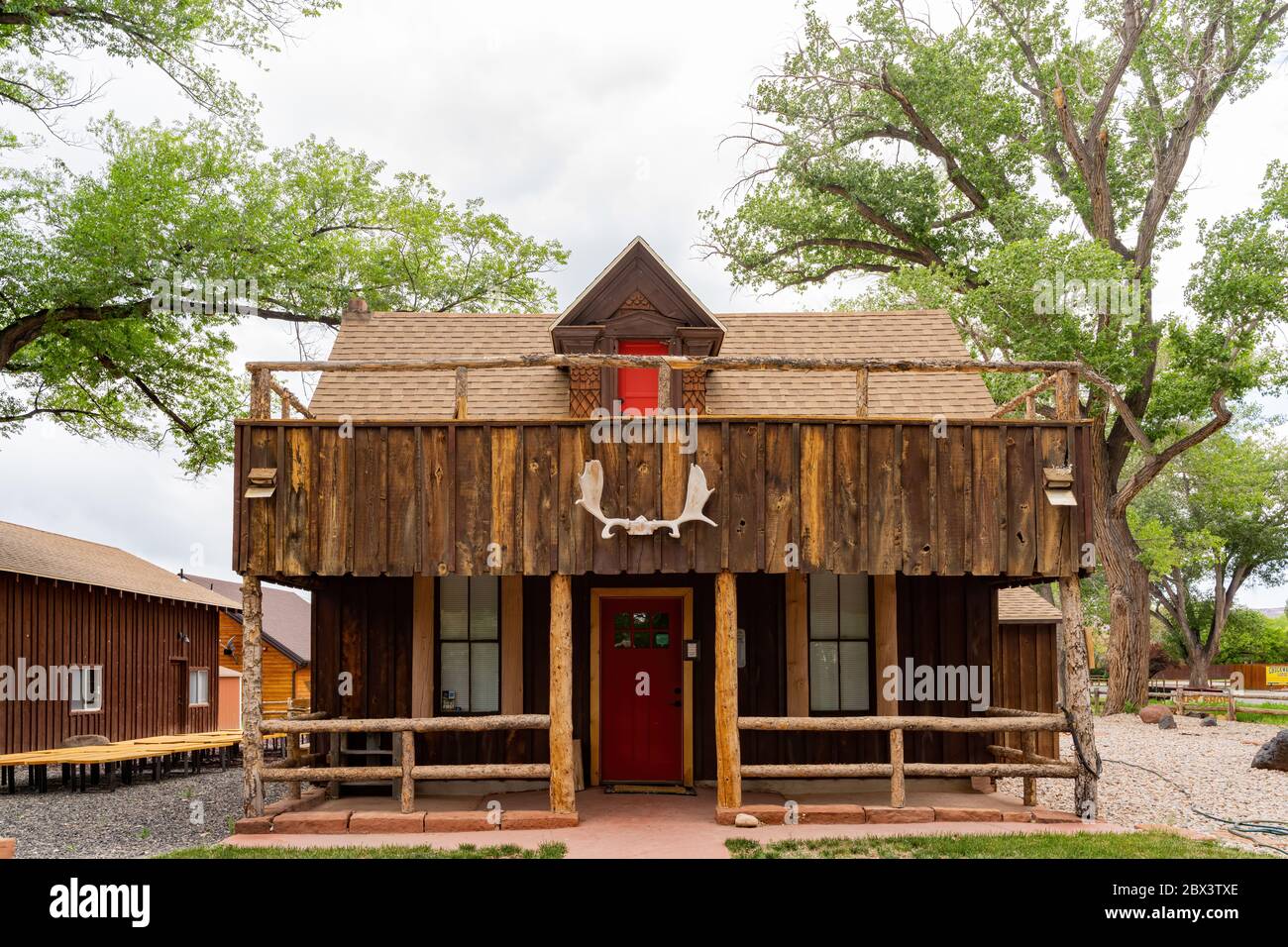 Exterior view of The Old House at Center and Main, Utah Stock Photo - Alamy