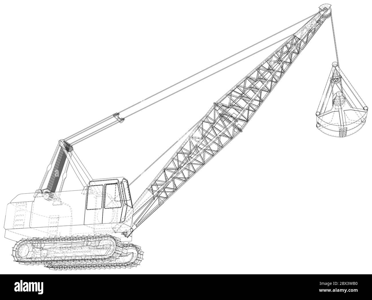 Dragline model hi-res stock photography and images - Alamy