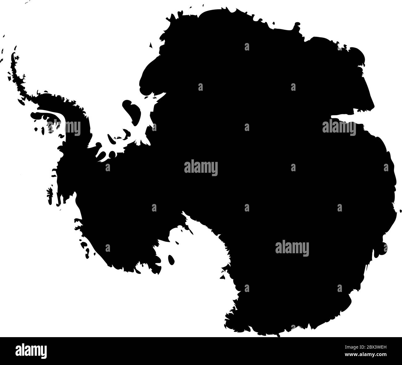Antarctica map hi-res stock photography and images - Alamy