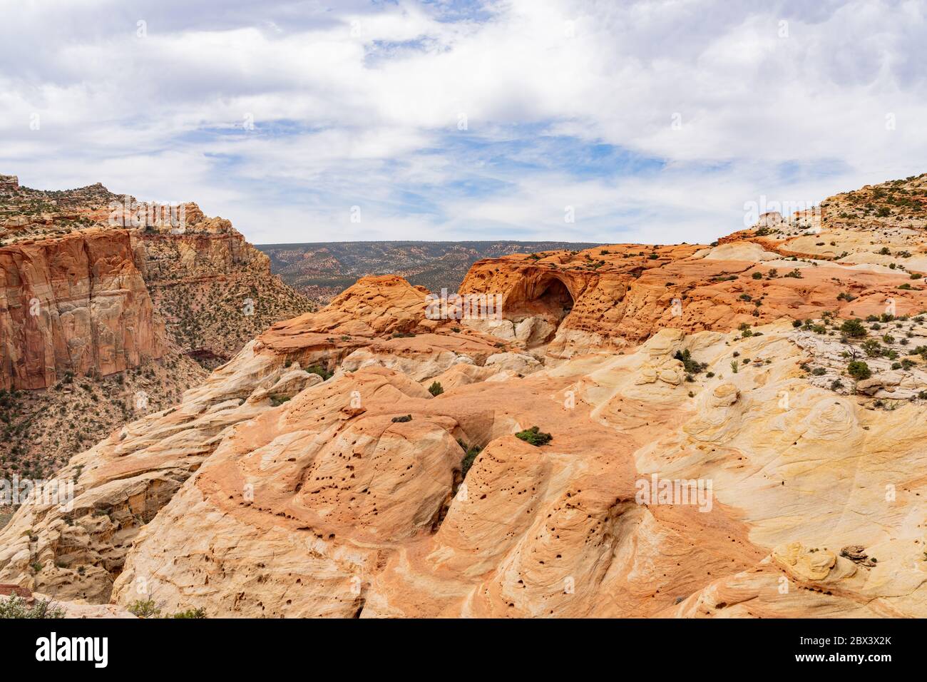 Daytime of the Beautiful Cassidy Arch of Capitol Reef National Park at ...