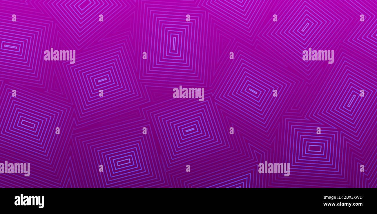 Abstract background of concentric squares in purple colors Stock Vector ...