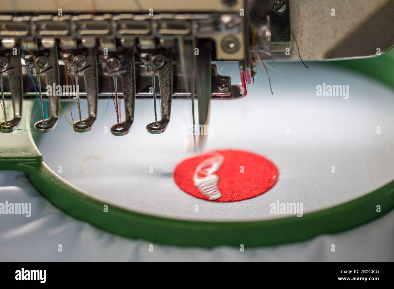 Embroidery machine needle in Textile Industry at Garment Manufacturers ...