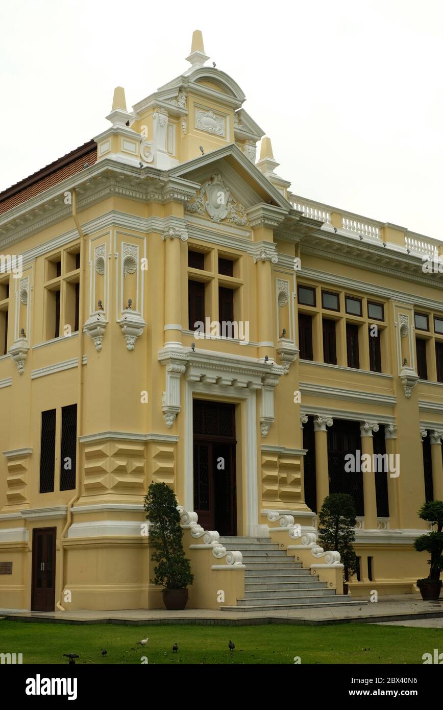 Renovated building of the first Thai commercial bank branch Stock Photo ...