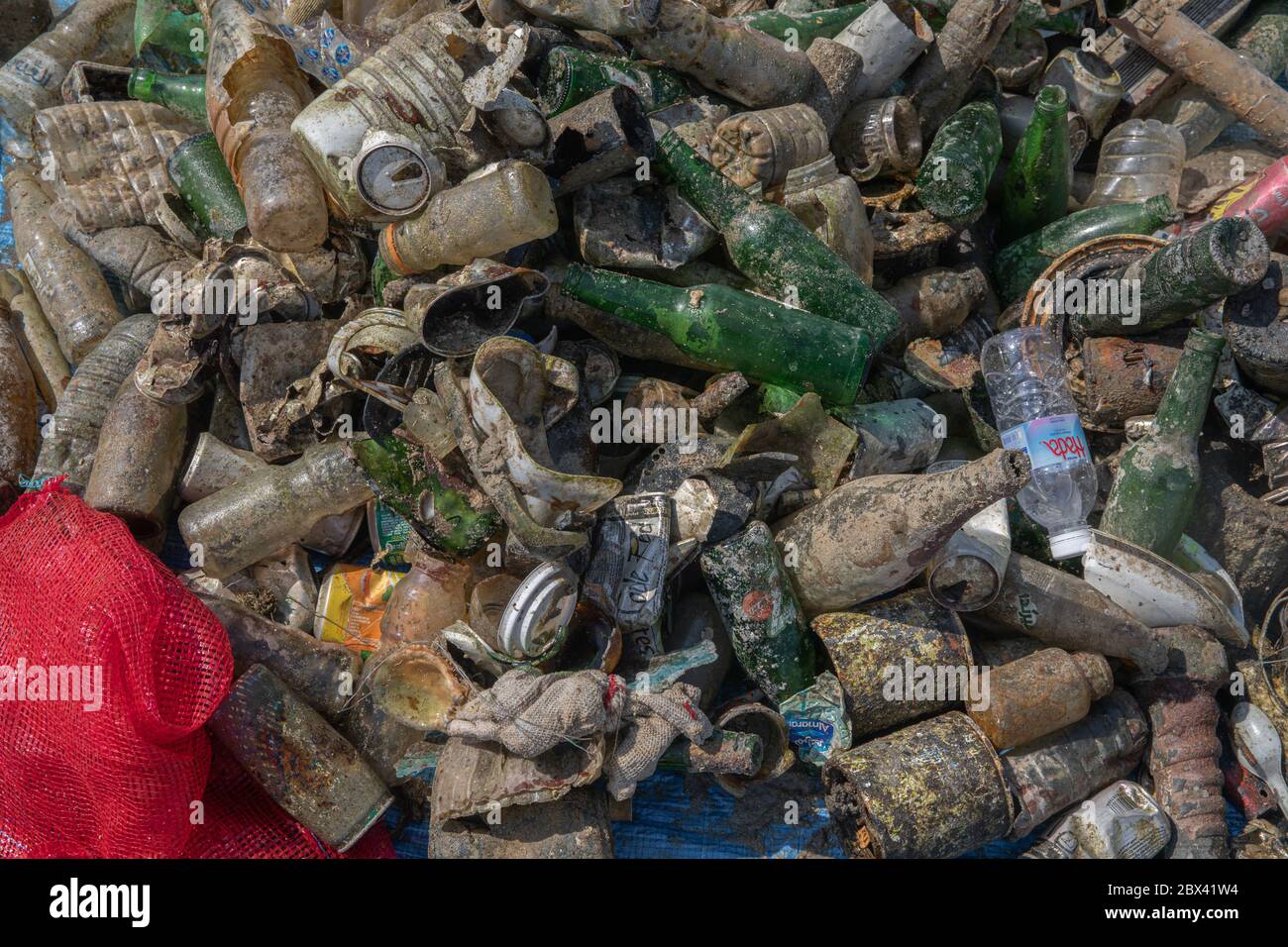 decayed waste materials taken out from Red Sea Stock Photo - Alamy