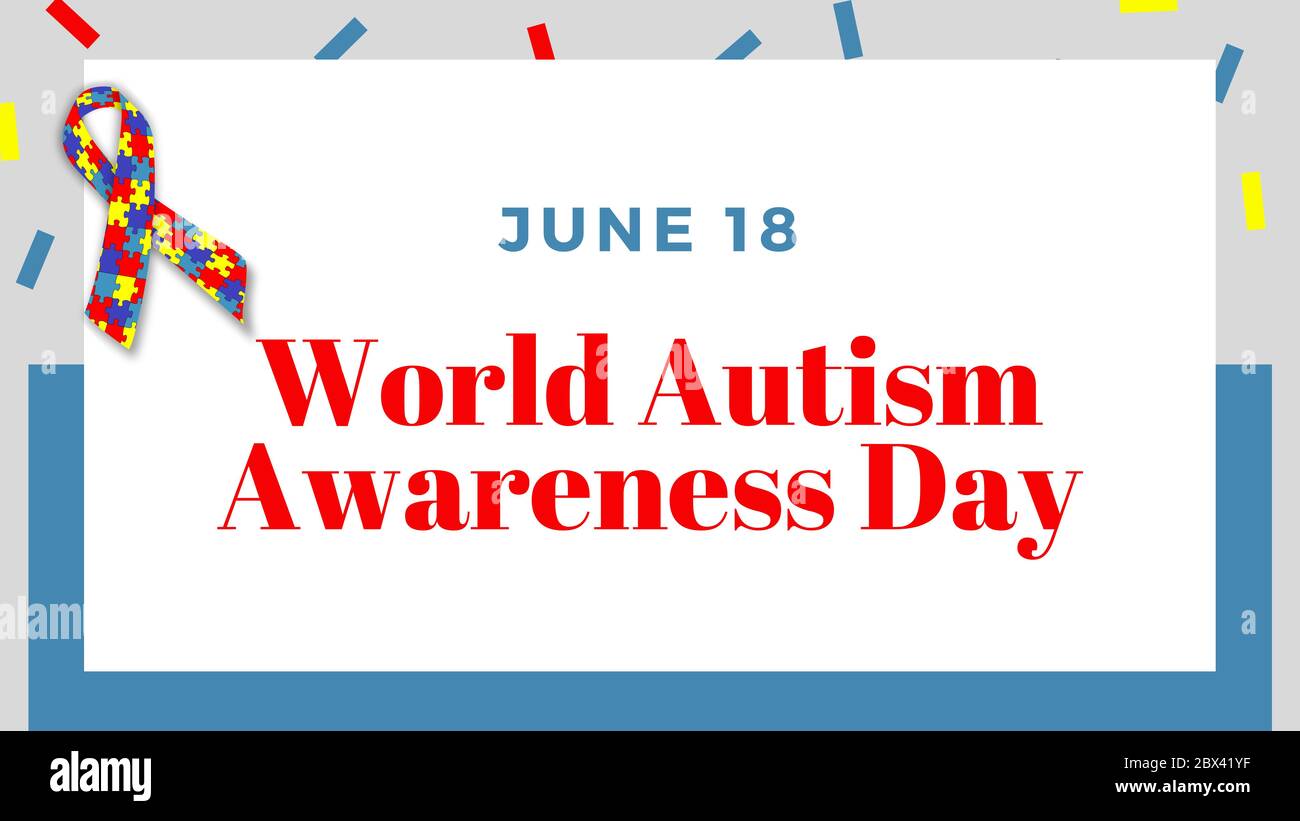 Autistic Pride Day. June 18. Holiday concept. Template ,background ...