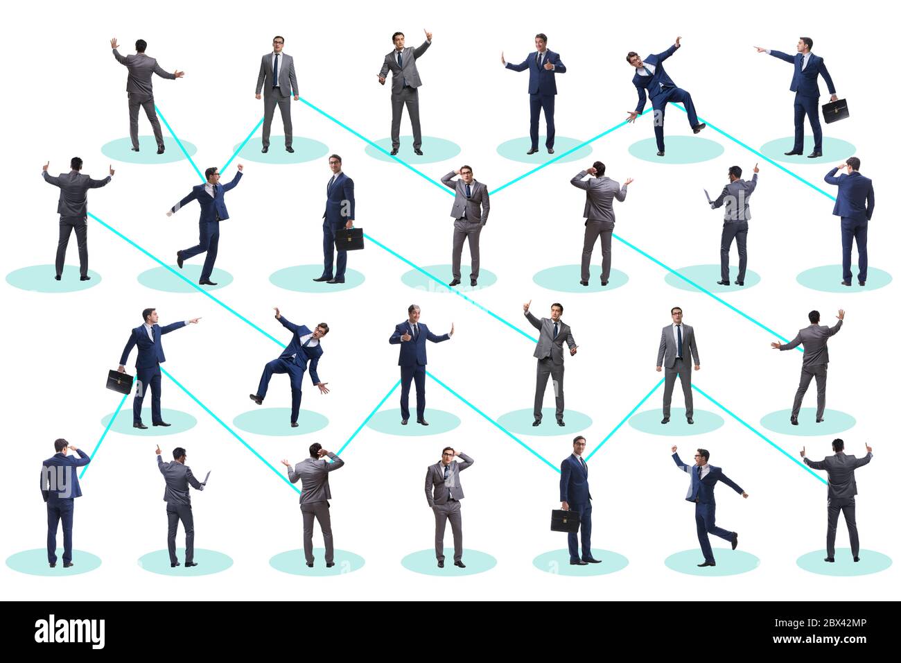 Concept of social distancing in the covid-19 pandemic world Stock Photo ...