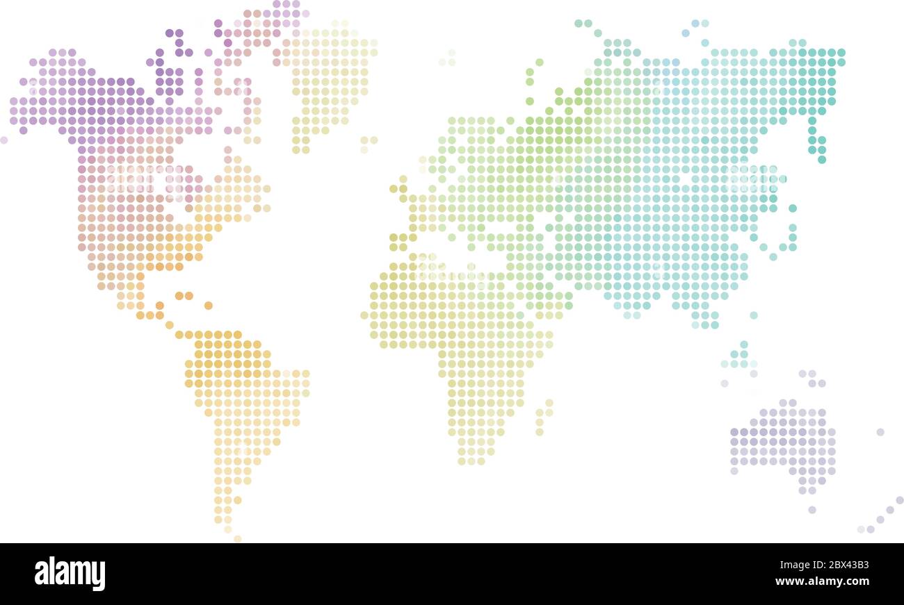 Multicolor world map hi-res stock photography and images - Alamy