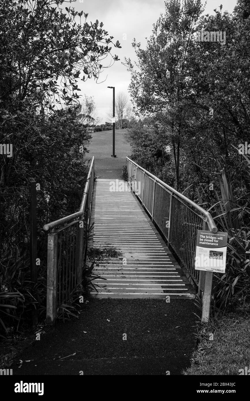 Autumn in Auckland New Zealand during level 2 Lockdown Stock Photo - Alamy