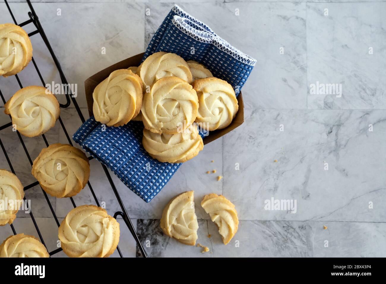 Cookies in the basket hi-res stock photography and images - Alamy