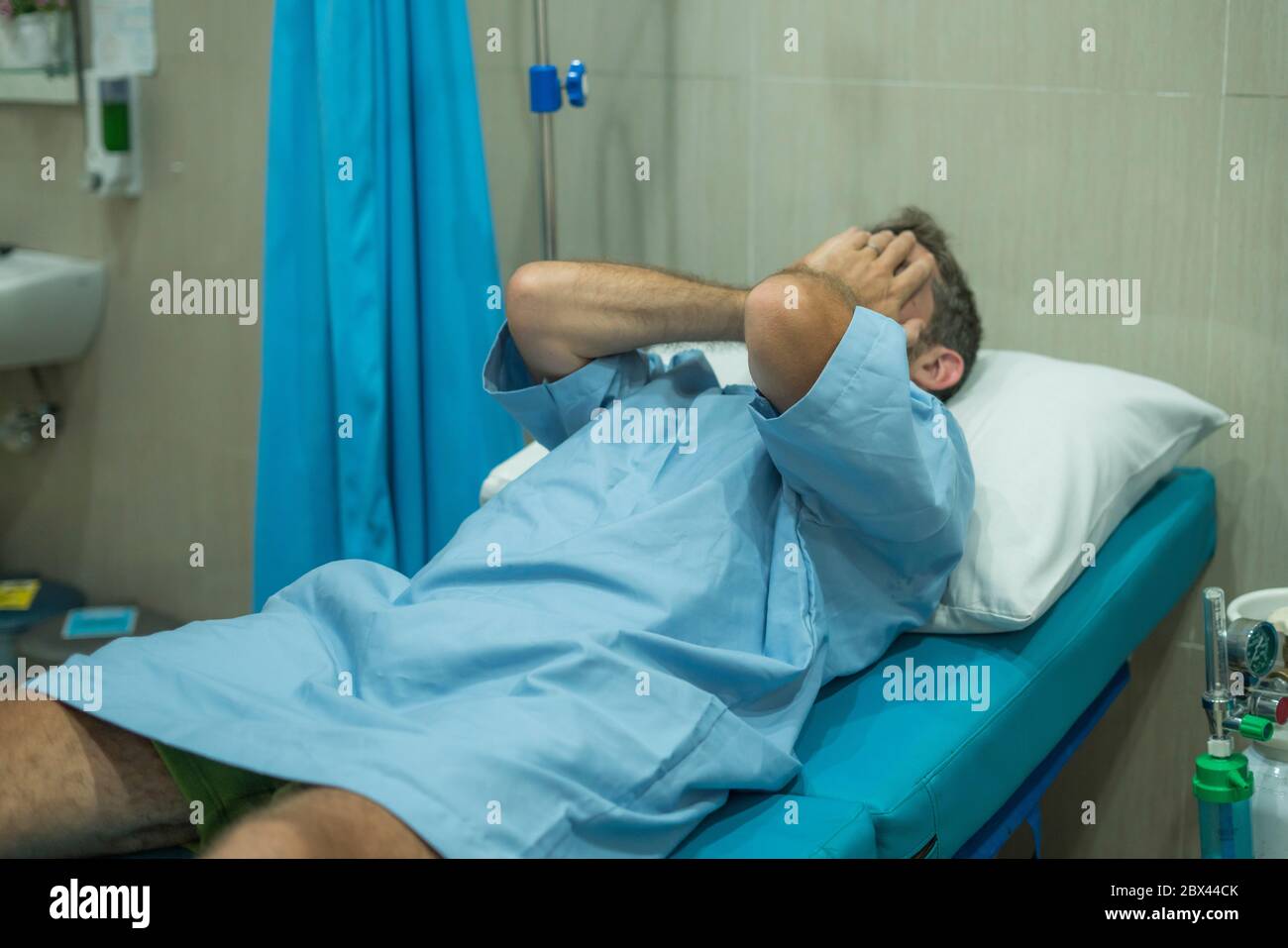 Stressed scared sick ill hi-res stock photography and images - Alamy