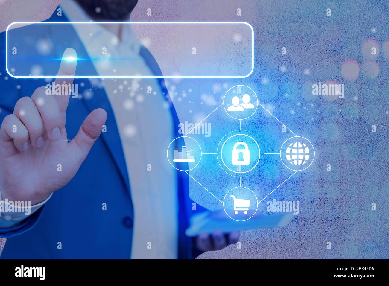 Information Digital Technology Network Connection Infographic Elements ...