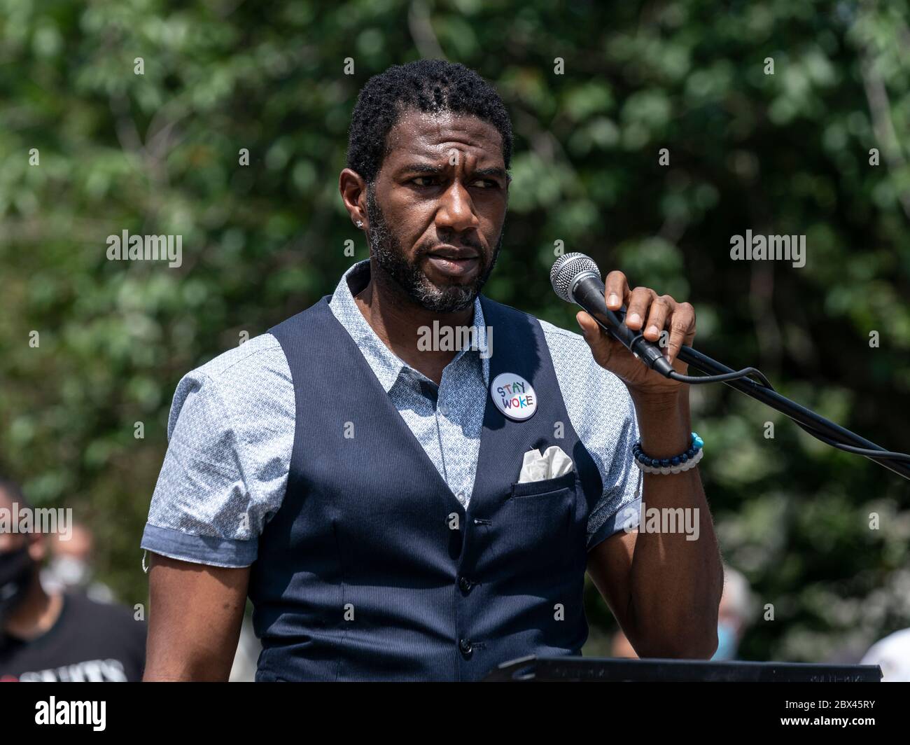 New York, NY - June 4, 2020: NYC Public advocate Jumaane Williams ...