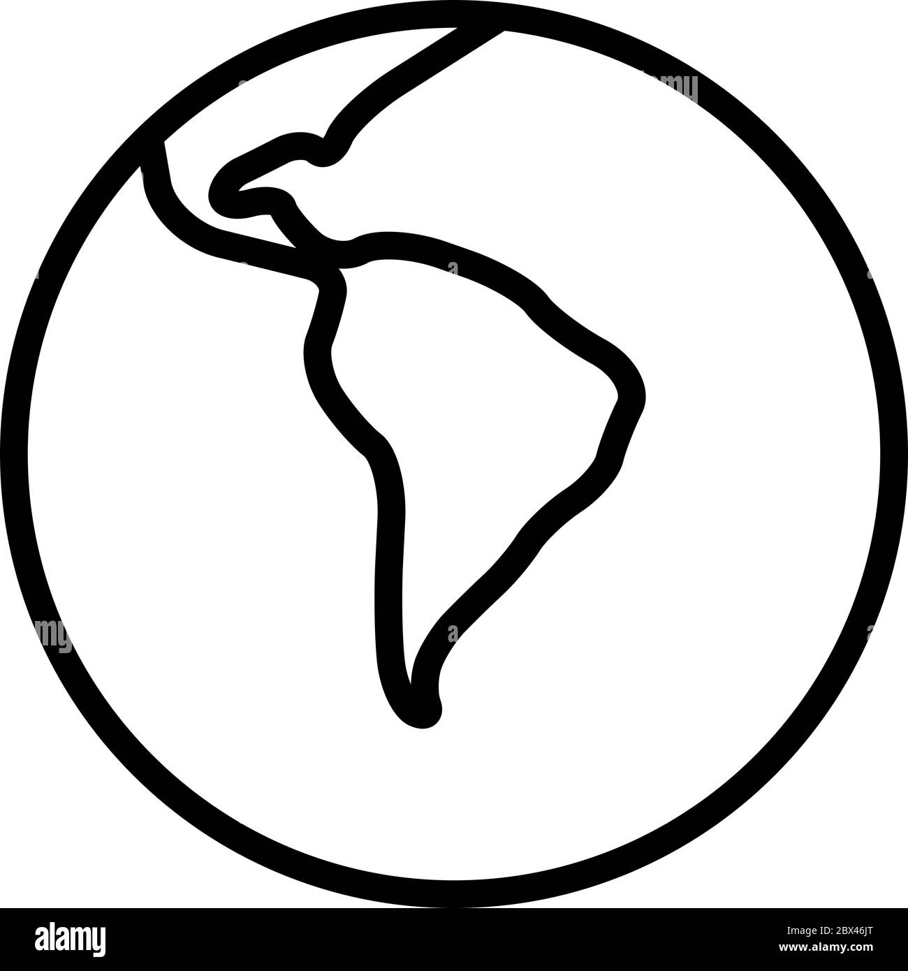 Globe Outline Transparent Background